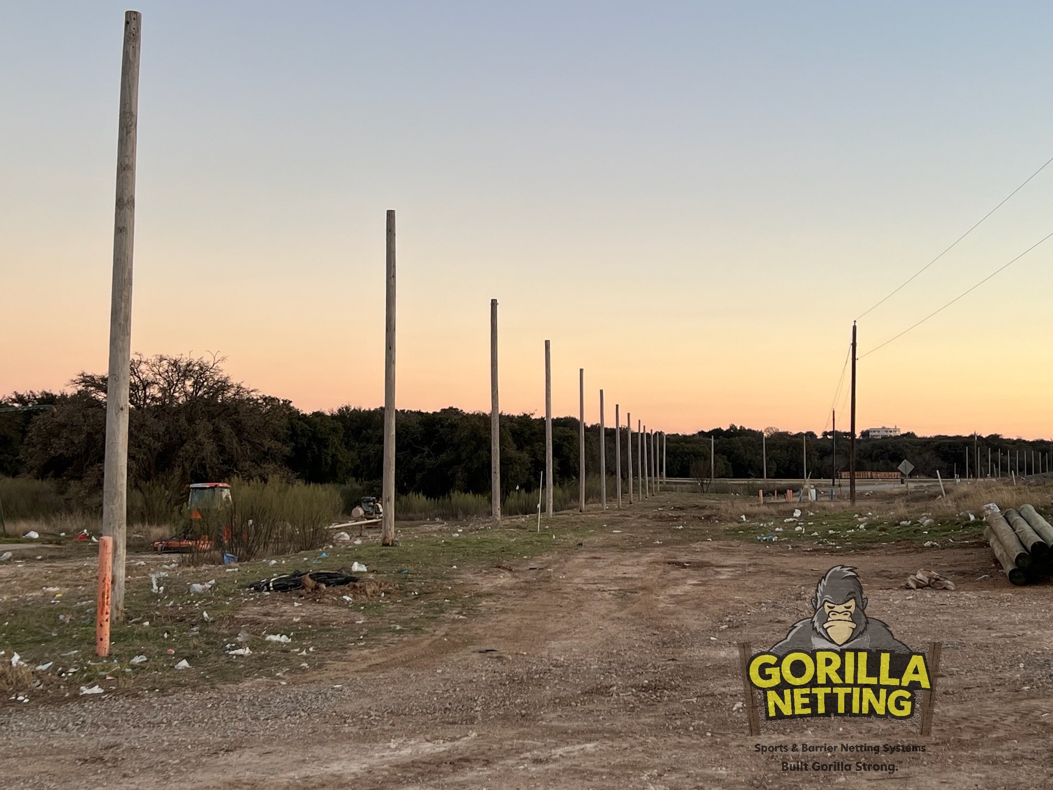 Custom-Built Litter Control Netting System for the City of Brownwood ...