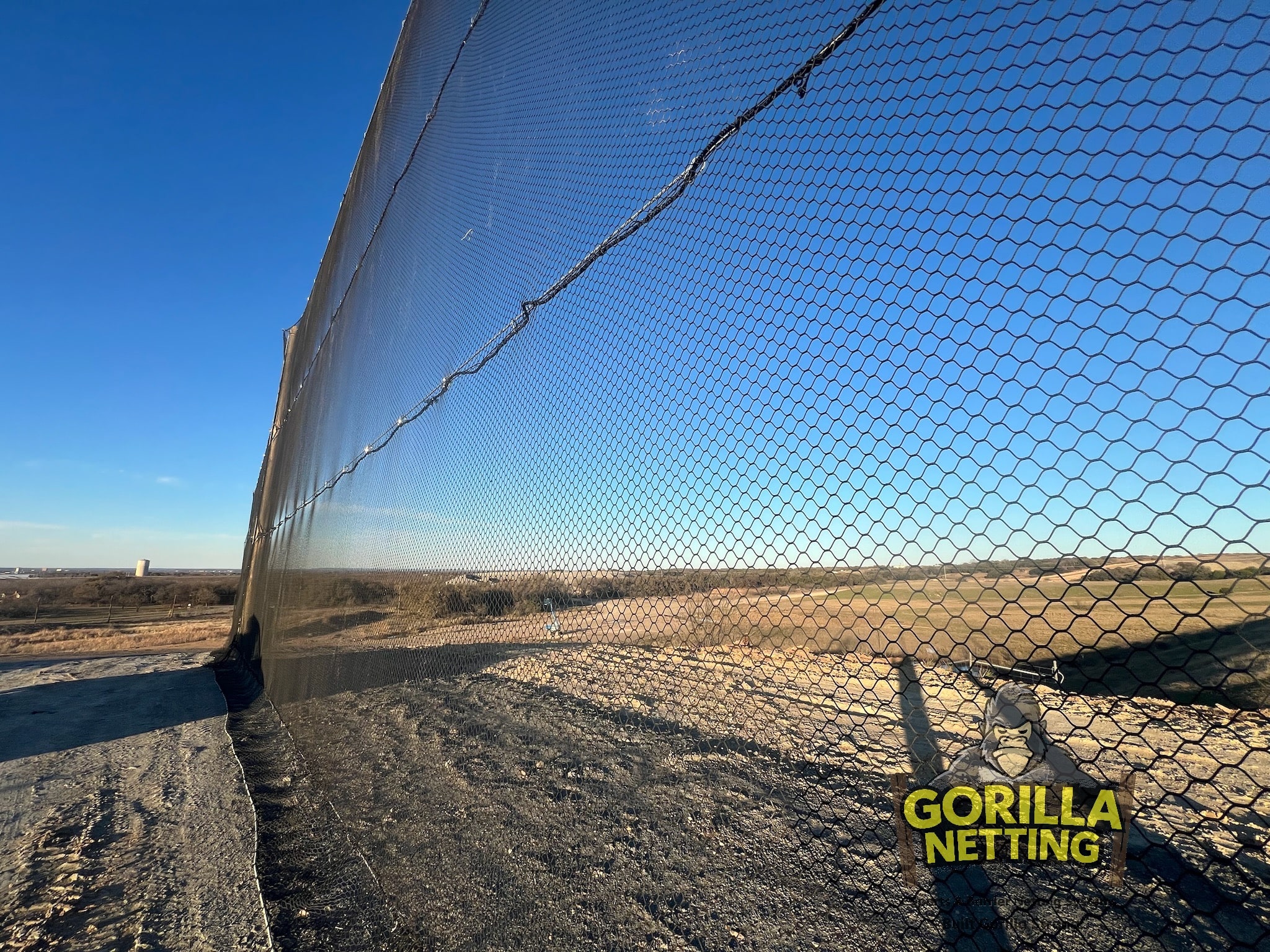 Custom-Built Litter Control Netting System for the City of Brownwood ...