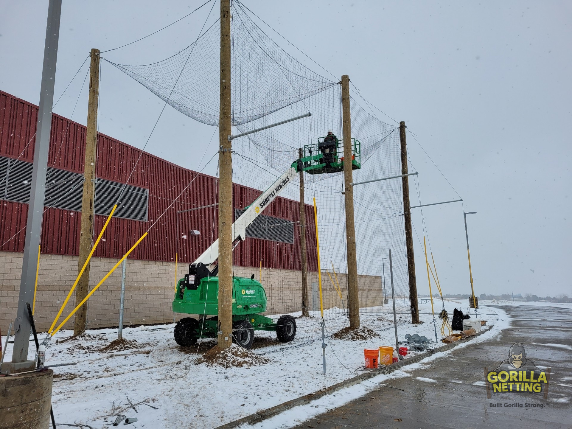 Netted Drone Enclosure Installed at Cherry Creek Innovation Campus ...
