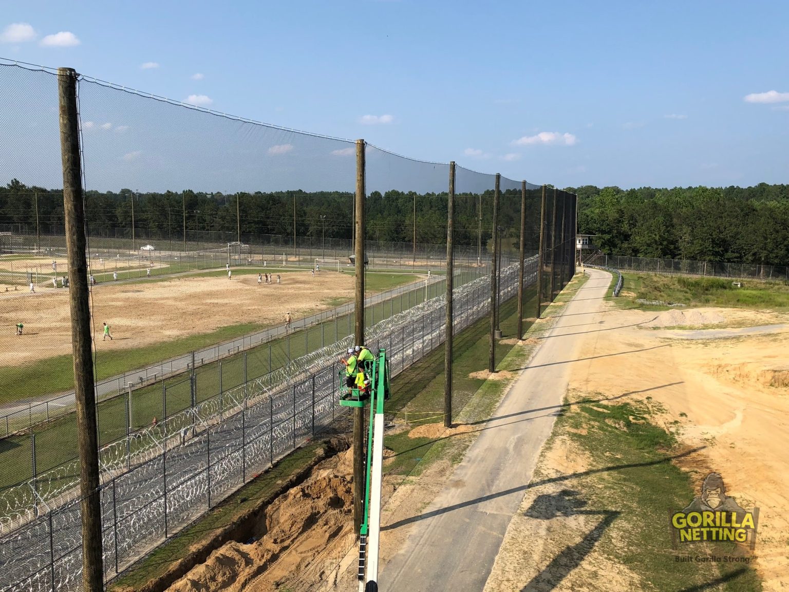 Security Perimeter Netting Installed at CoreCivic McRae Correctional ...