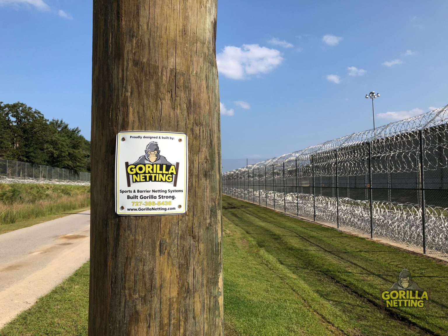 Security Perimeter Netting Installed at CoreCivic McRae Correctional ...