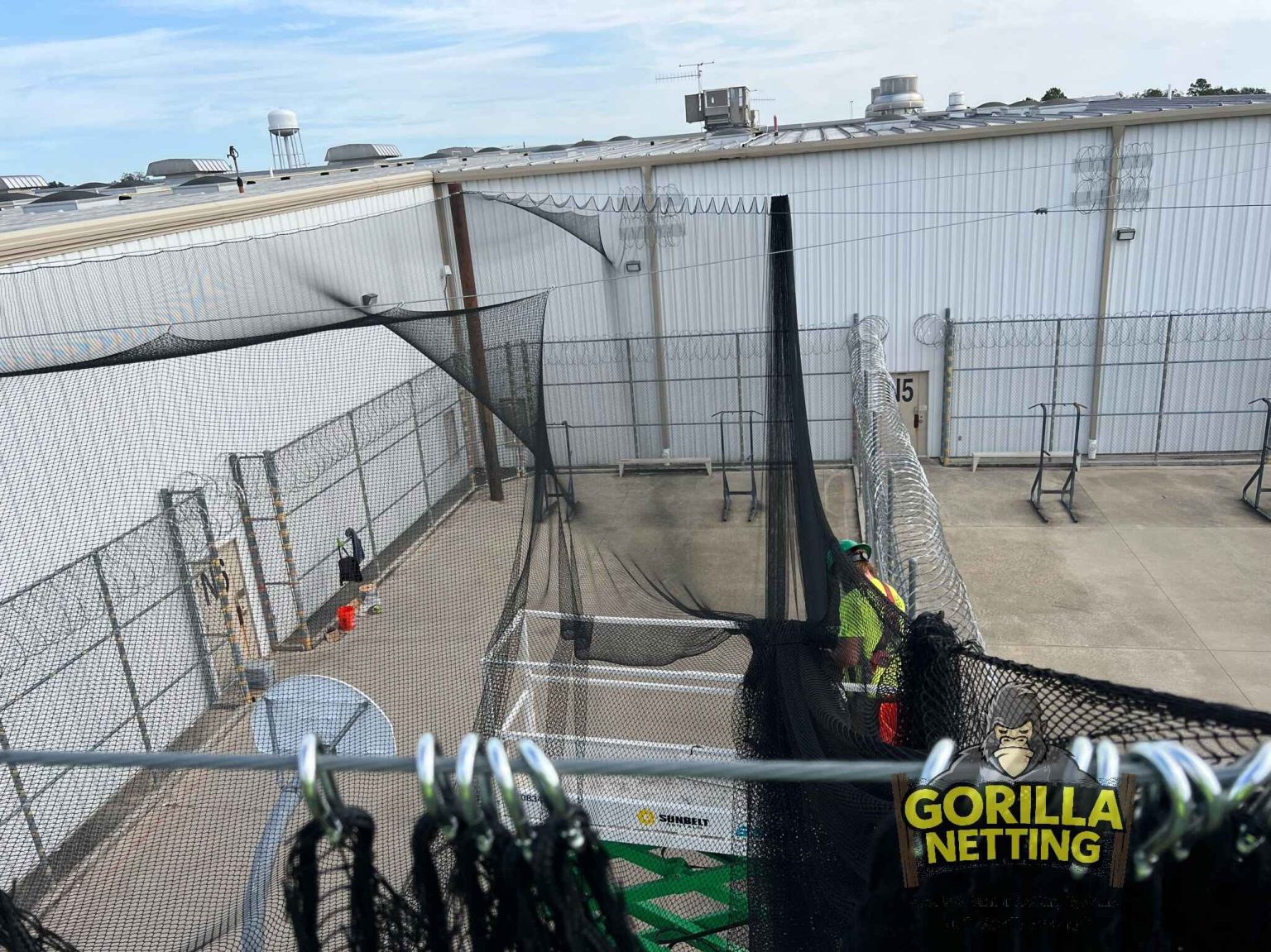 Overhead Contraband Netting Installed at CoreCivic's Wheeler ...