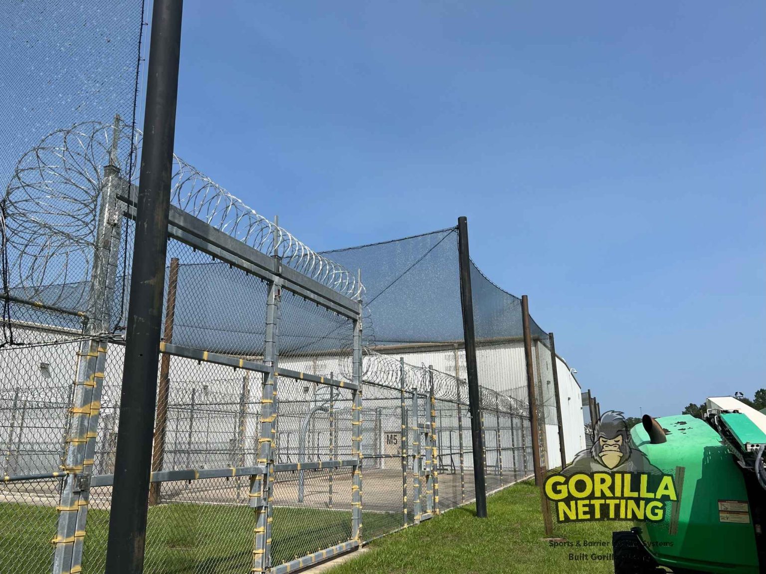 Overhead Contraband Netting Installed at CoreCivic's Wheeler ...